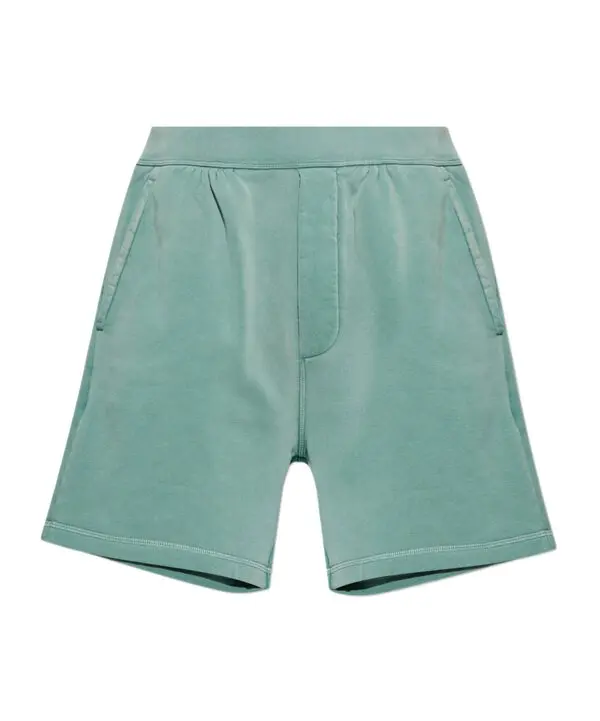 Dsquared2 Embroidered Logo Sweat Shorts - Green
