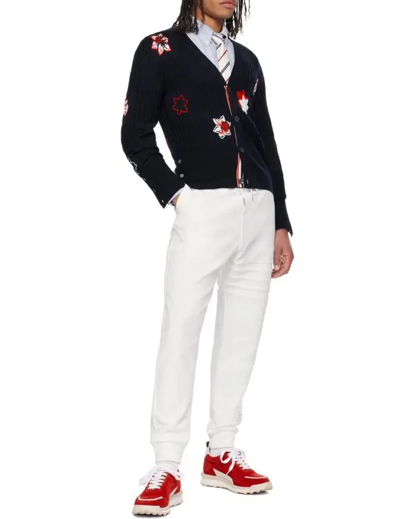 Thom Browne 4-bar Stripe Detailed Sweatpants
