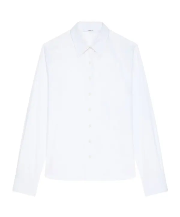 Givenchy Logo Embroidered Long-sleeved Shirt
