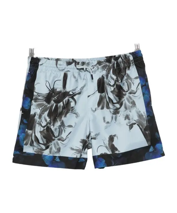 Dries Van Noten Floral Print Swim Shorts - Black