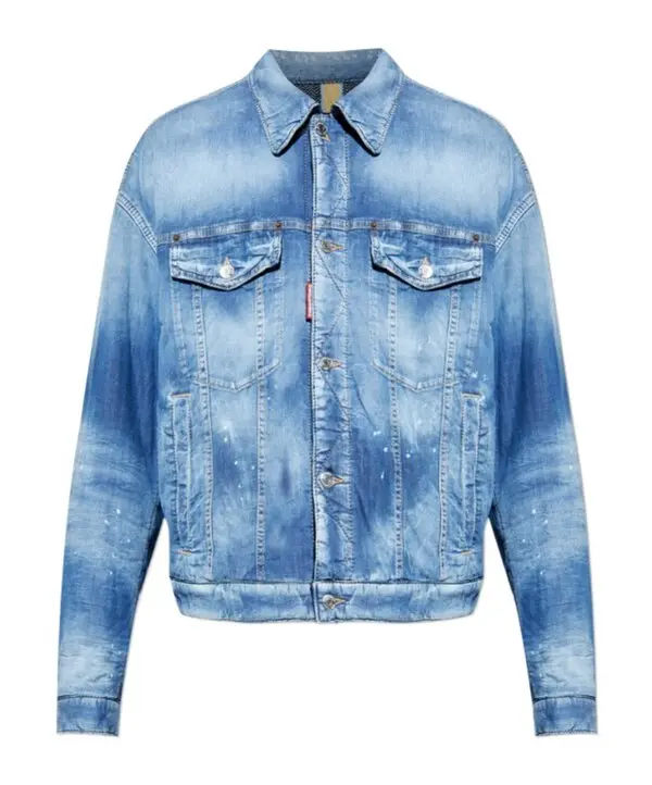 Dsquared2 Distressed Denim Jacket