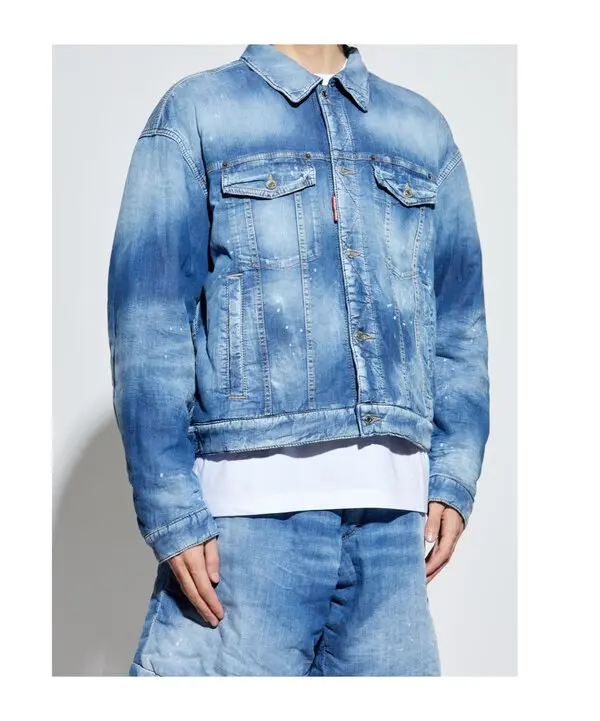 Dsquared2 Distressed Denim Jacket