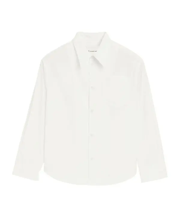 AMI Paris De Coeur Long Sleeve Shirt - White