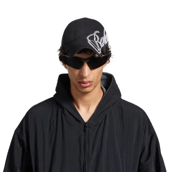 Balenciaga Embroidered Cursive Logo Cap