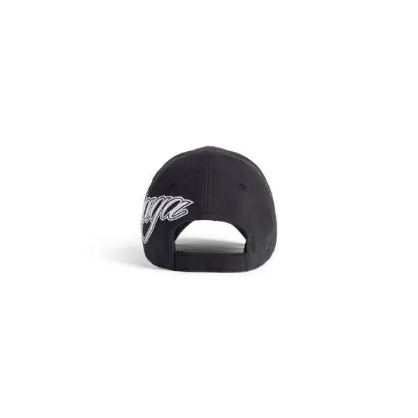 Balenciaga Embroidered Cursive Logo Cap