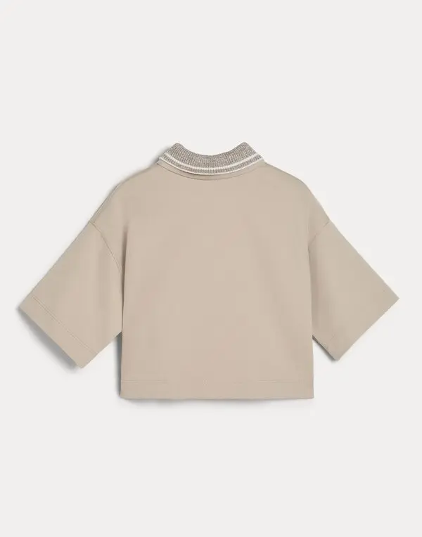 Brunello Cucinelli Sparkling Knit-collar Polo Shirt