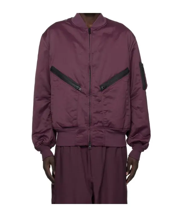 Y3 Oversized Bomber Jacket - Red