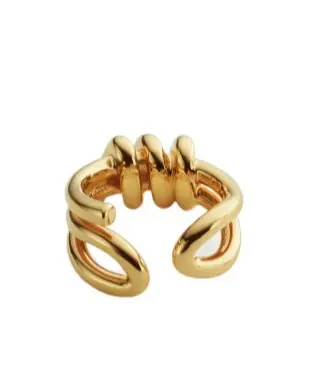 MAISON MARGIELA Knotted Ring - Gold