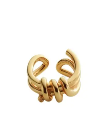 MAISON MARGIELA Knotted Ring - Gold