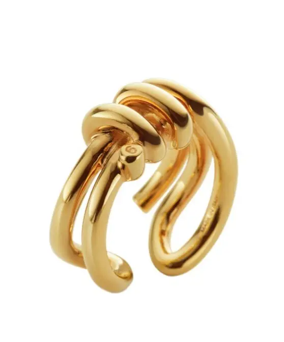 MAISON MARGIELA Knotted Ring - Gold