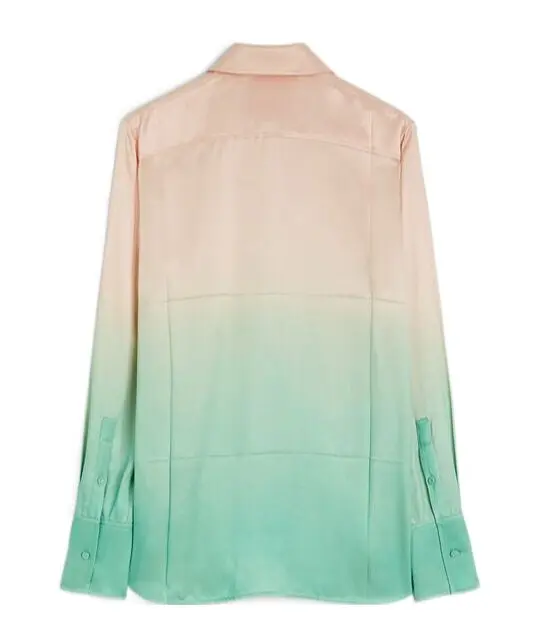 JIL SANDER Wide Pointed Collar Shirt With Tie Detail