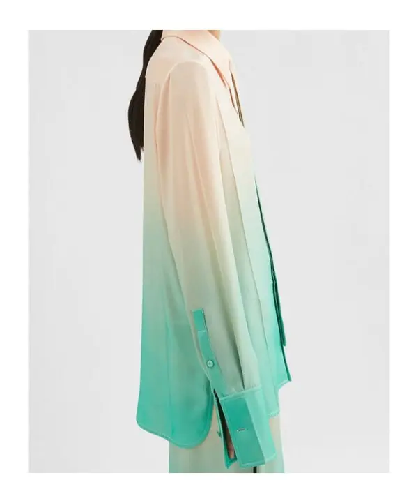 JIL SANDER Wide Pointed Collar Shirt With Tie Detail