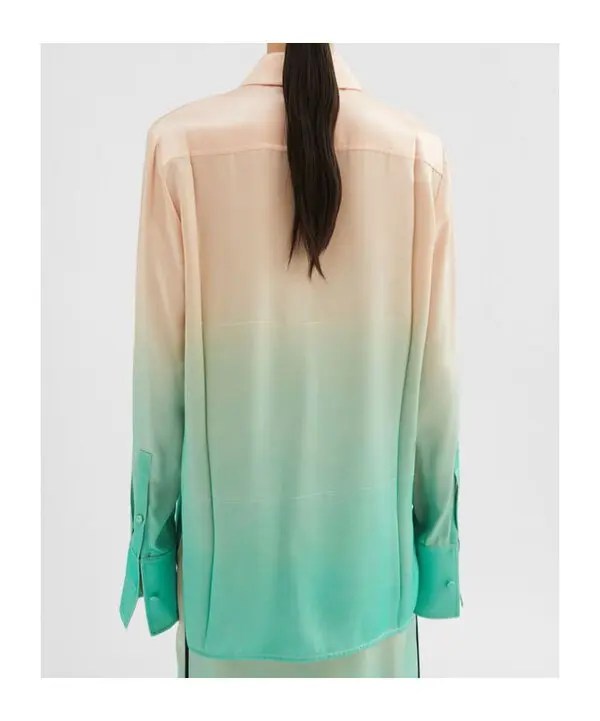 JIL SANDER Wide Pointed Collar Shirt With Tie Detail