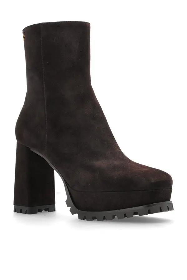 GIANVITO ROSSI Harlem Square Toe Ankle Boots - Brown