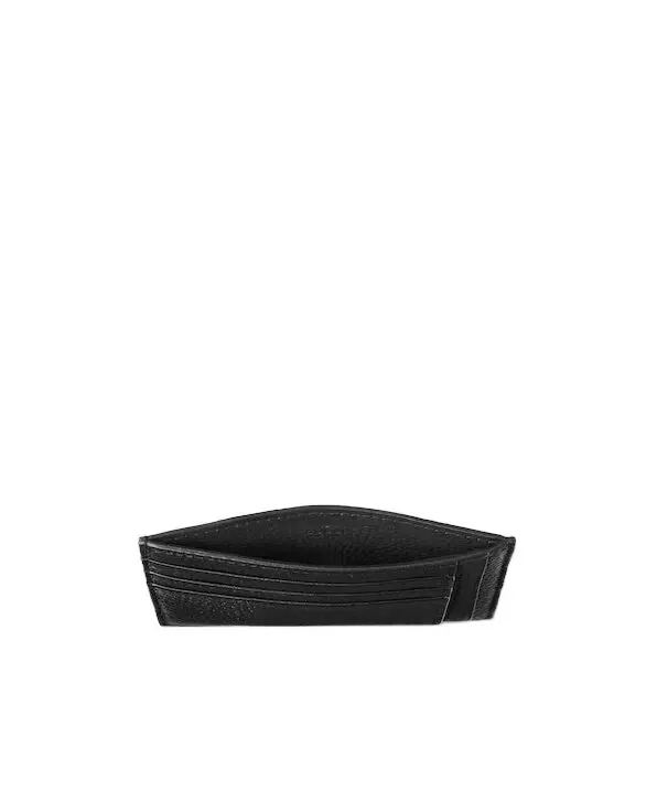 Gucci Logo Embossed Card Holder - Black