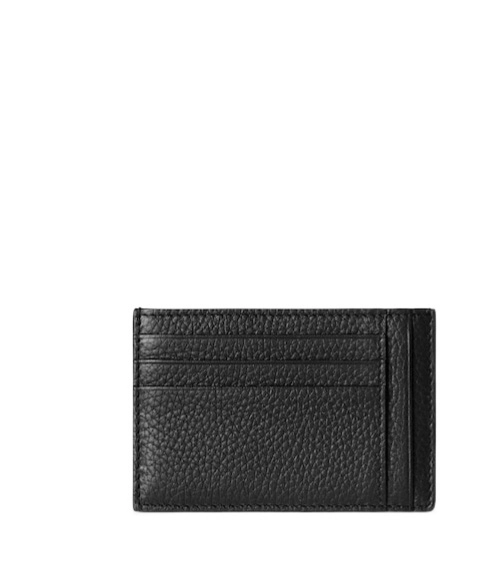 Gucci Logo Embossed Card Holder - Black
