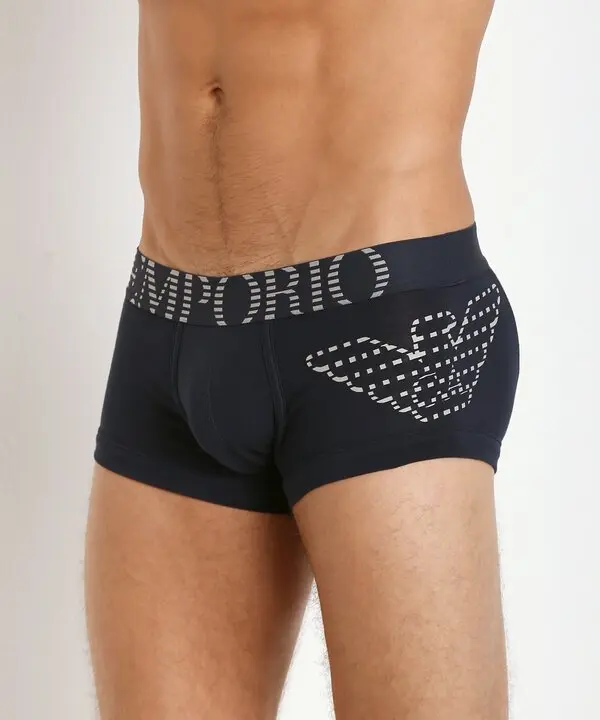 Emporio Armani Logo Detail Panties - Brown