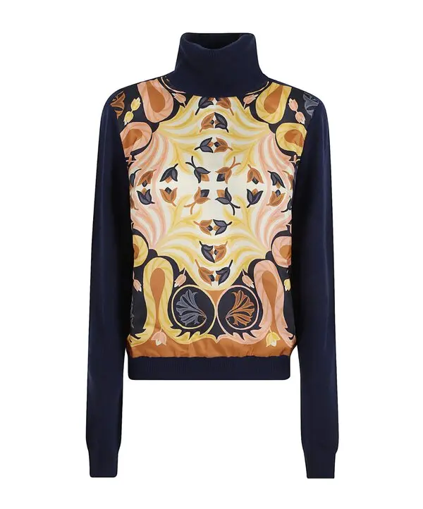 Etro Turtleneck Ribbed Jumper