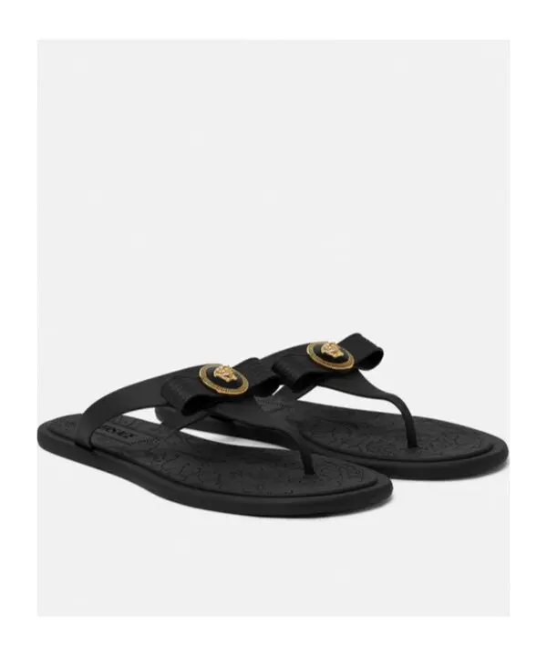 Versace Ribbon Flip Flops