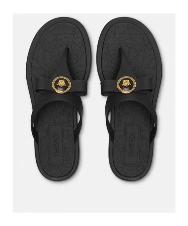 Versace Ribbon Flip Flops