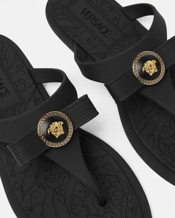Versace Ribbon Flip Flops
