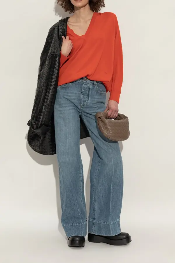 Bottega Veneta Square Toe Chunky Zip Up Boots