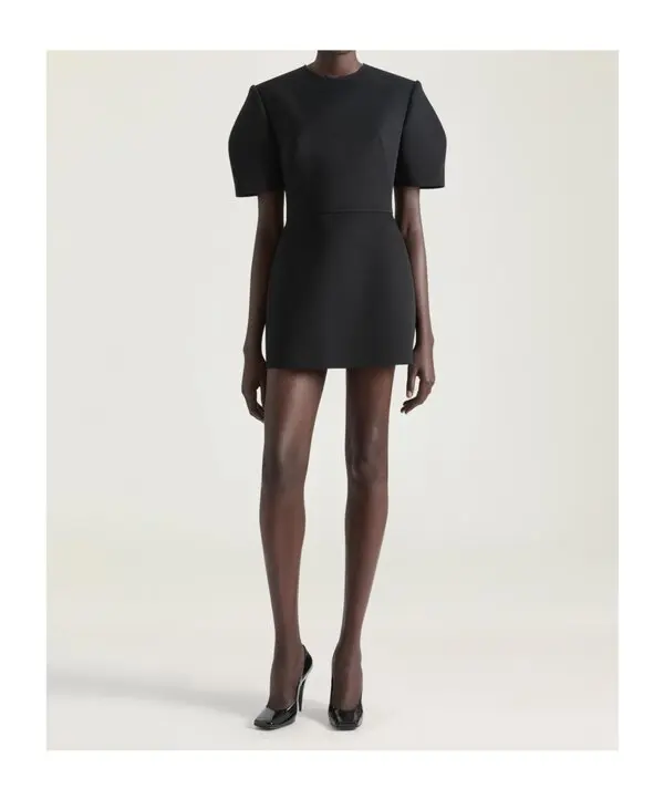 Givenchy Cocoon Mini Dress In Wool