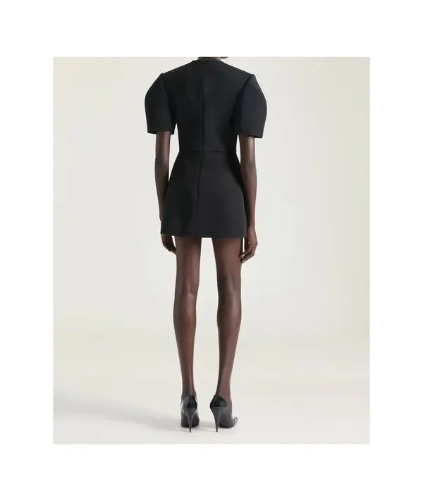 Givenchy Cocoon Mini Dress In Wool