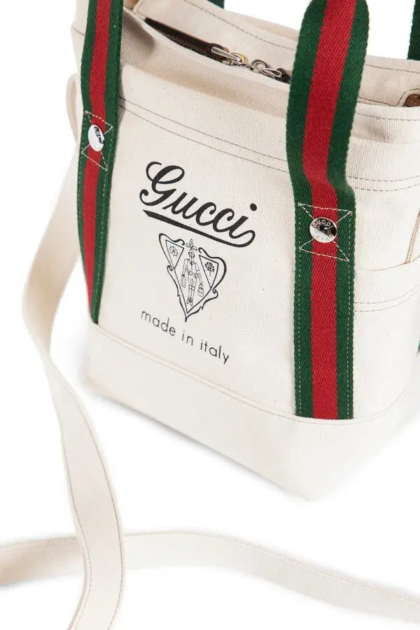 Gucci Medium Printed Canvas Web Bag