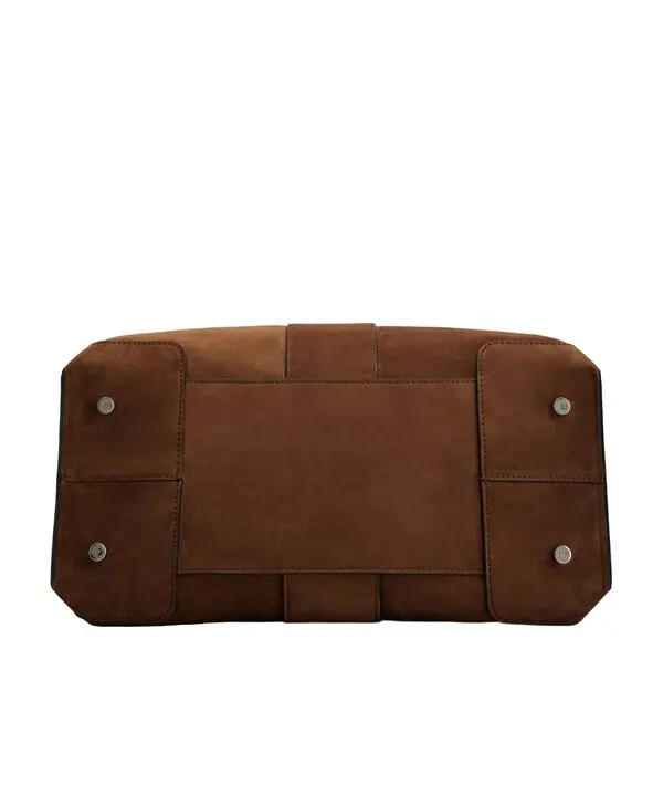ROGER VIVIER Suede Tote Bag With Buckle Detail
