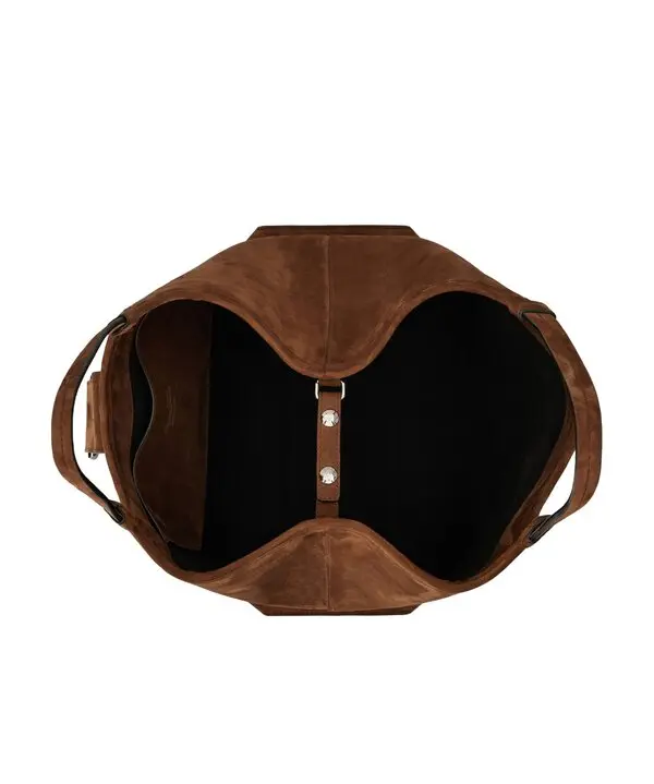 ROGER VIVIER Suede Tote Bag With Buckle Detail