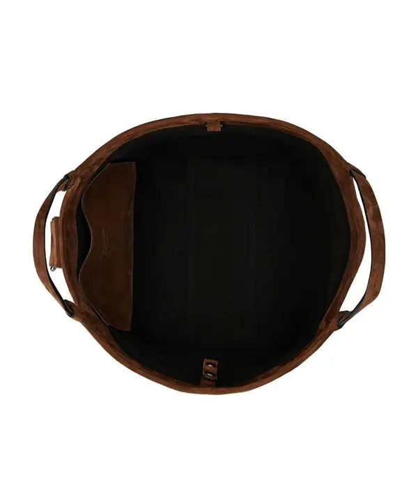 ROGER VIVIER Suede Tote Bag With Buckle Detail