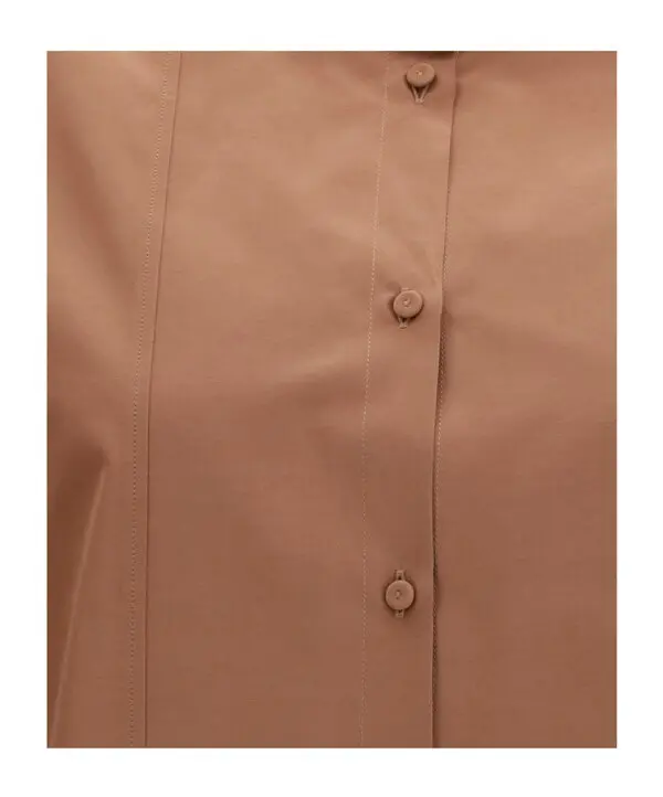 FORTE_FORTE Puff Sleeve High Neck Top