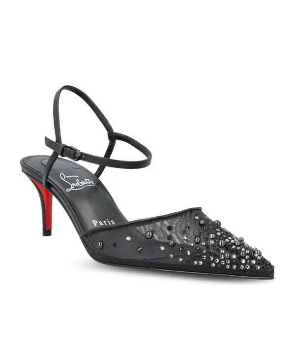 CHRISTIAN LOUBOUTIN Embellished Pointed-toe Pumps