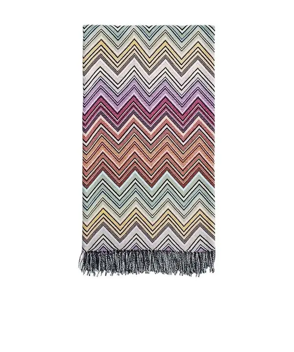 Missoni Zig-zag Woven Fringed-edge Throw - Multicolor