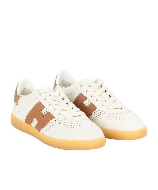 Hogan Logo Patch Lace-up Sneakers
