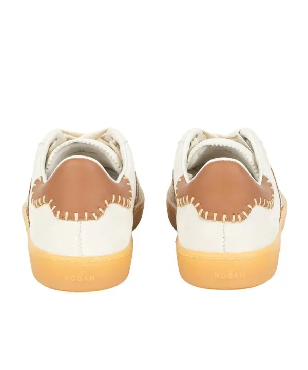 Hogan Logo Patch Lace-up Sneakers