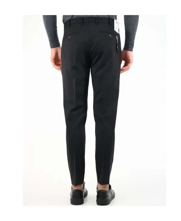 PT TORINO Slim Fit Tailored Trousers With Logo Detail