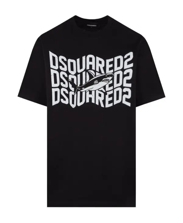 Dsquared2 Logo Printed Crewneck T-shirt