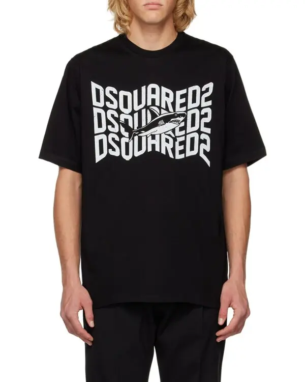 Dsquared2 Logo Printed Crewneck T-shirt