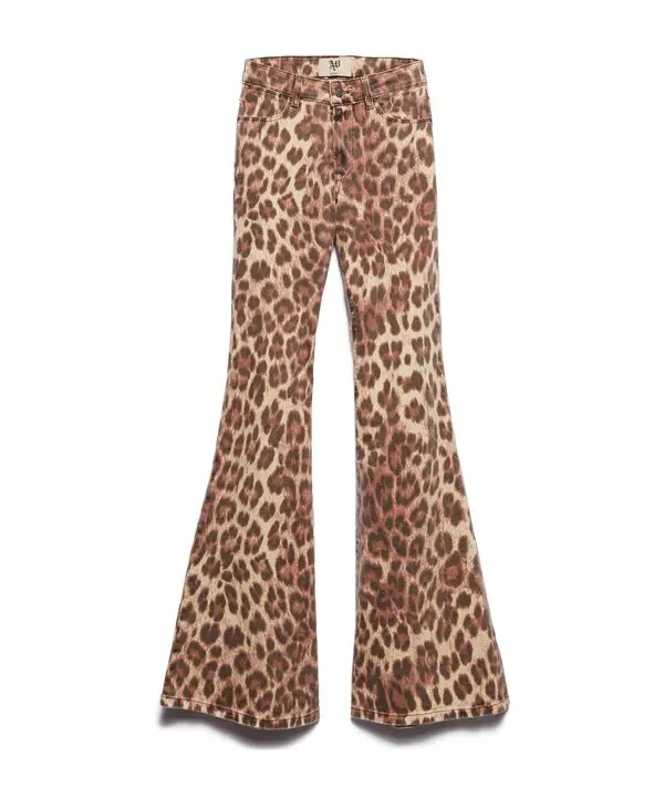 ANIYE BY Animal Print Jeans