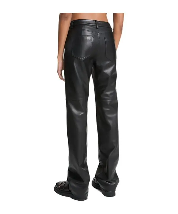 Michael Kors Straight-leg Leather Pants