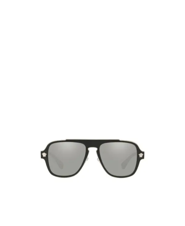 Versace Logo Sunglasses - Gray