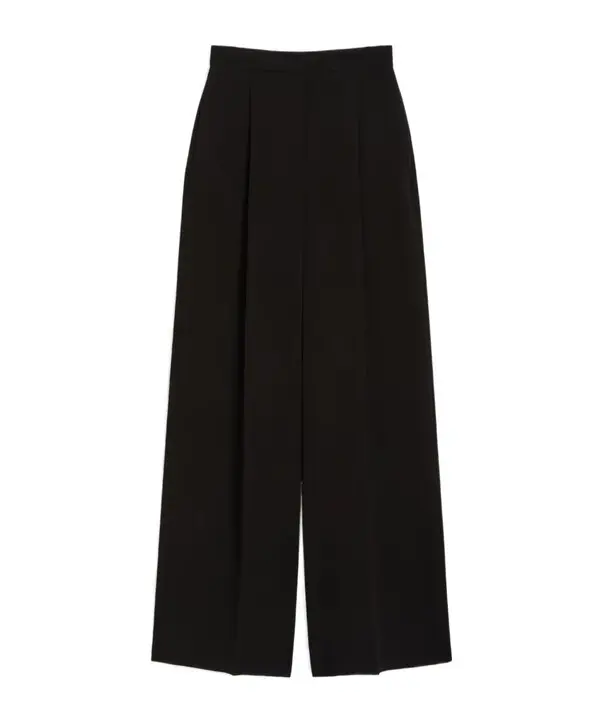 Max Mara Compact Cady Trousers - Black