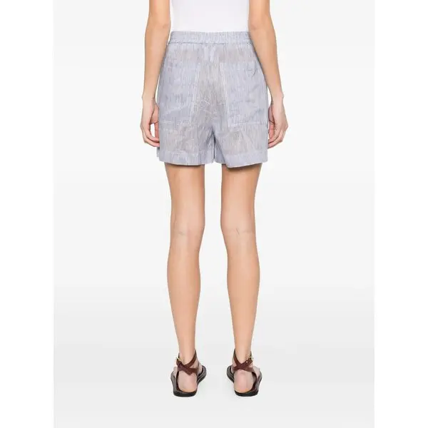 Brunello Cucinelli Striped Elasticated Shorts