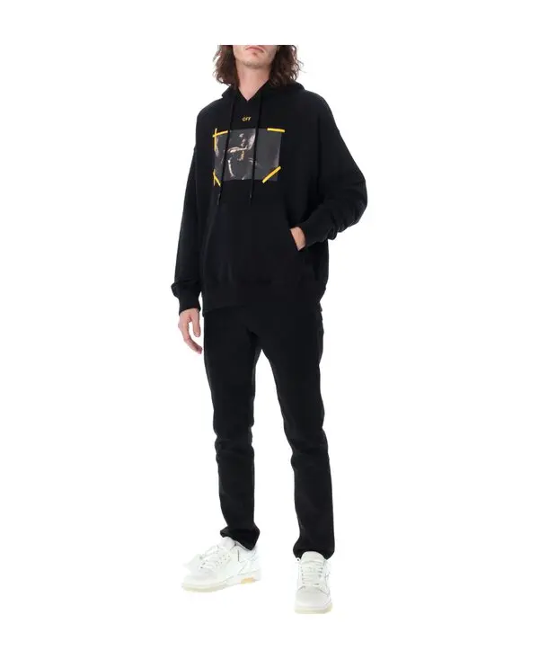 Off-White Arrows Caravaggio Print" Hoodie