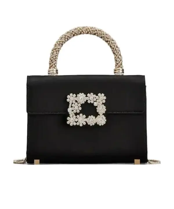 ROGER VIVIER Embellished Foldover Top Tote Bag