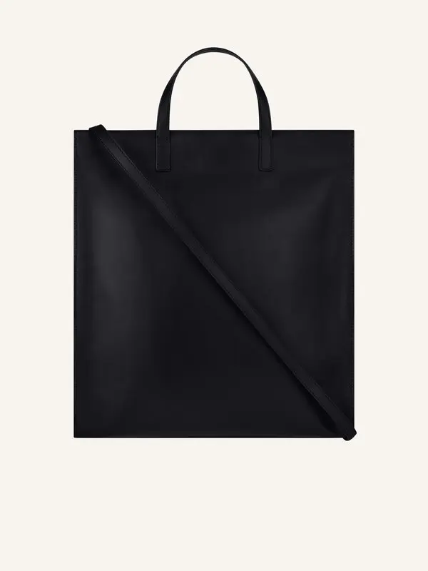 COURREGES Ac Tote Bag In Smooth Calf Leather