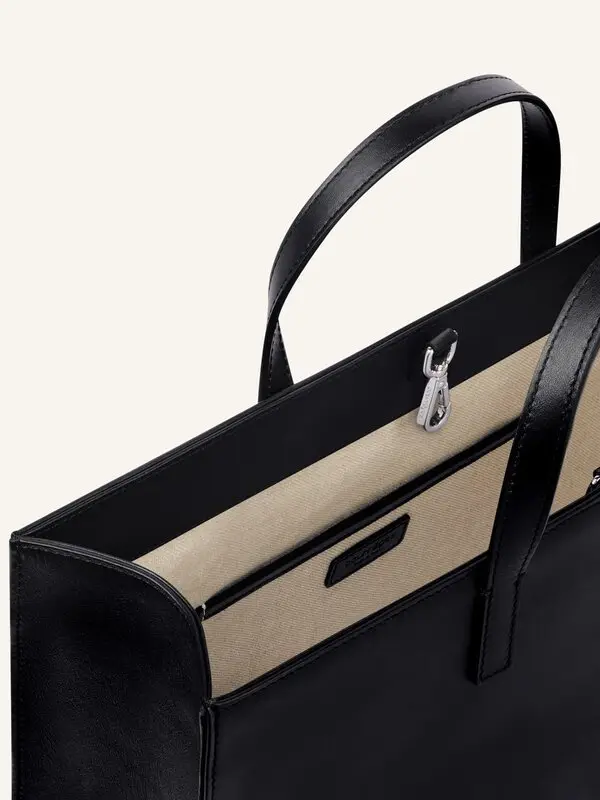 COURREGES Ac Tote Bag In Smooth Calf Leather