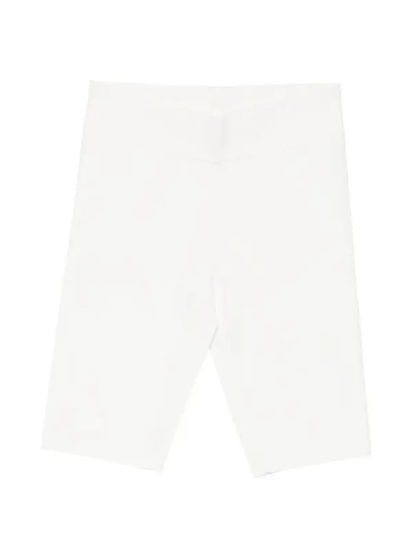 TOTEME Knit Capri Shorts - Off White